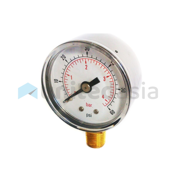 PRESSURE GAUGE 63-60 BAR – United Asia